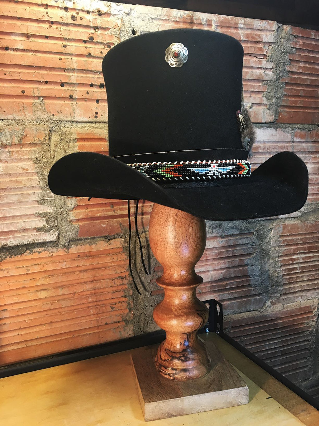 Vintage Beaded Phoenix Top Hat One-of-A-Kind – Dusty’s Originals, LLC
